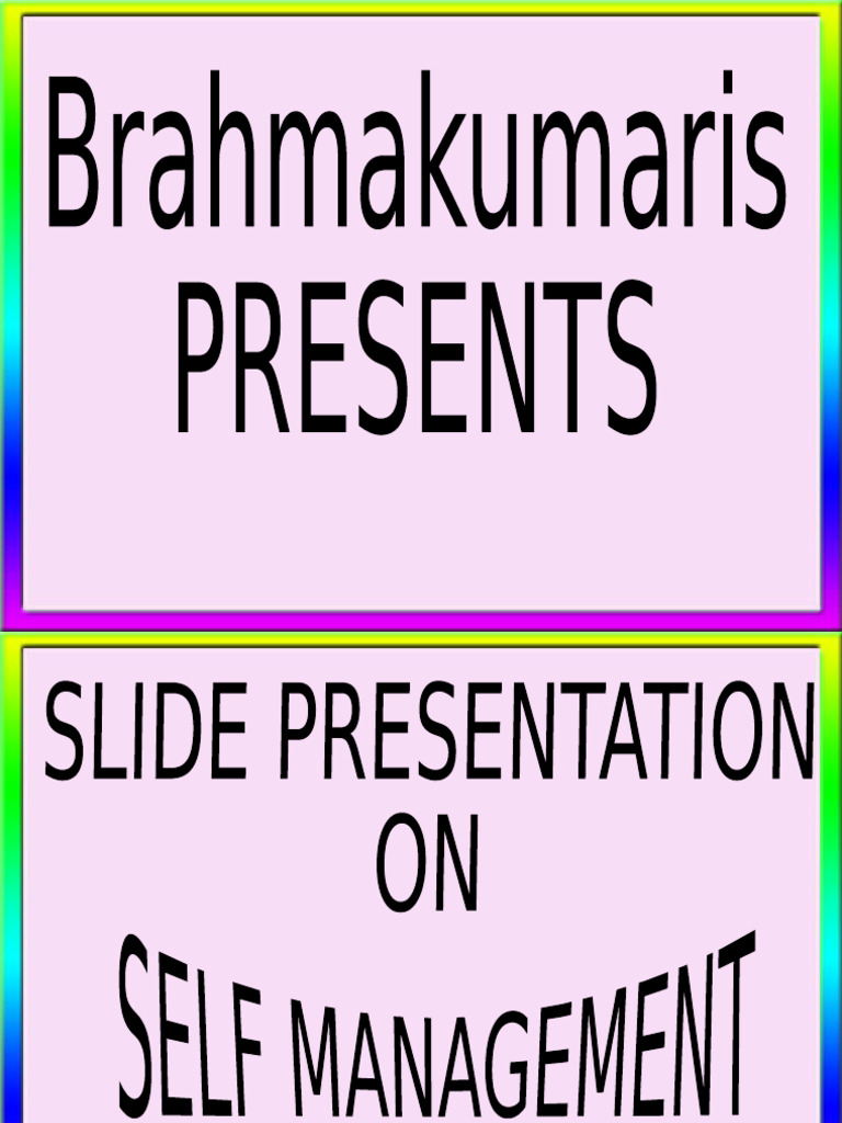 079. Self Management Leadership (Sml) | PDF | Mind | Self Esteem