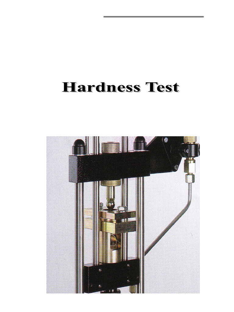 Hardness Testing Methods Explained | PDF | Hardness | Materials Science