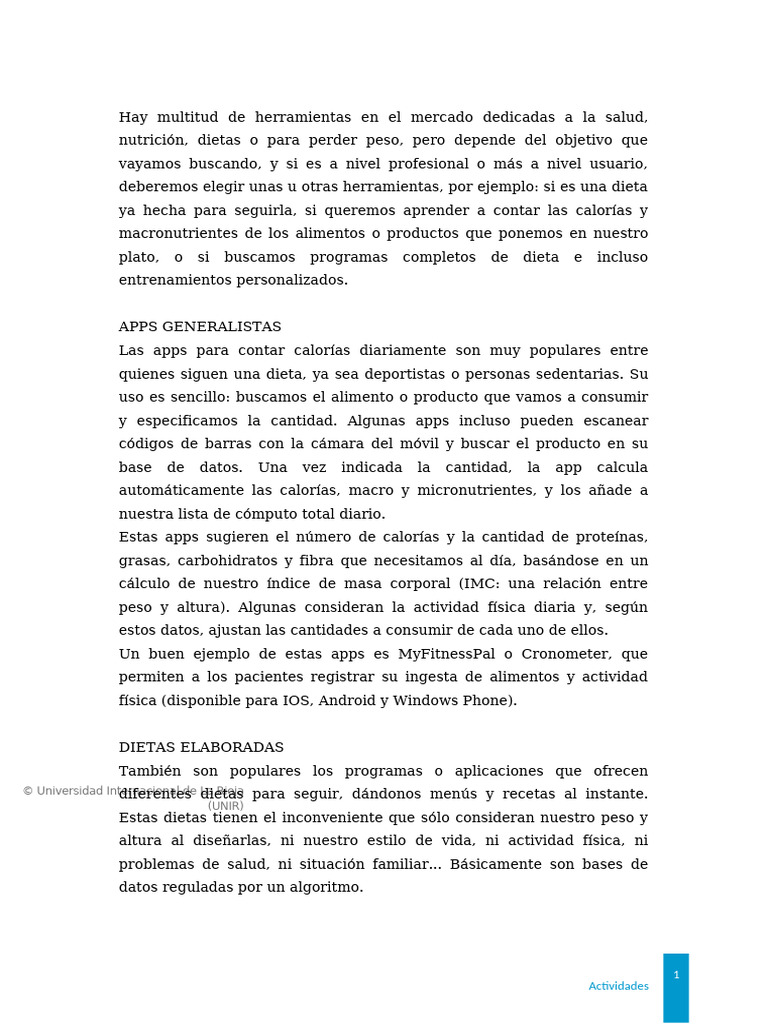 App Nutricion | PDF | Dieta | Software de la aplicacion