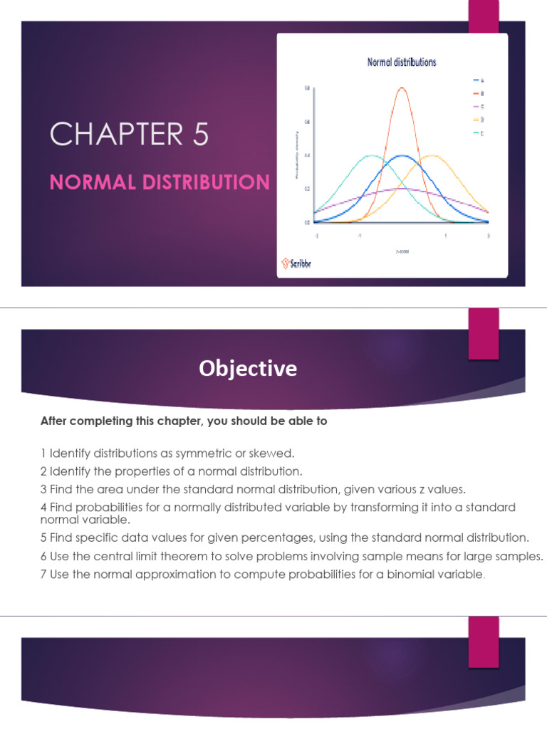 Chapter 4 Normal Distrubution | PDF | Normal Distribution | Standard Score