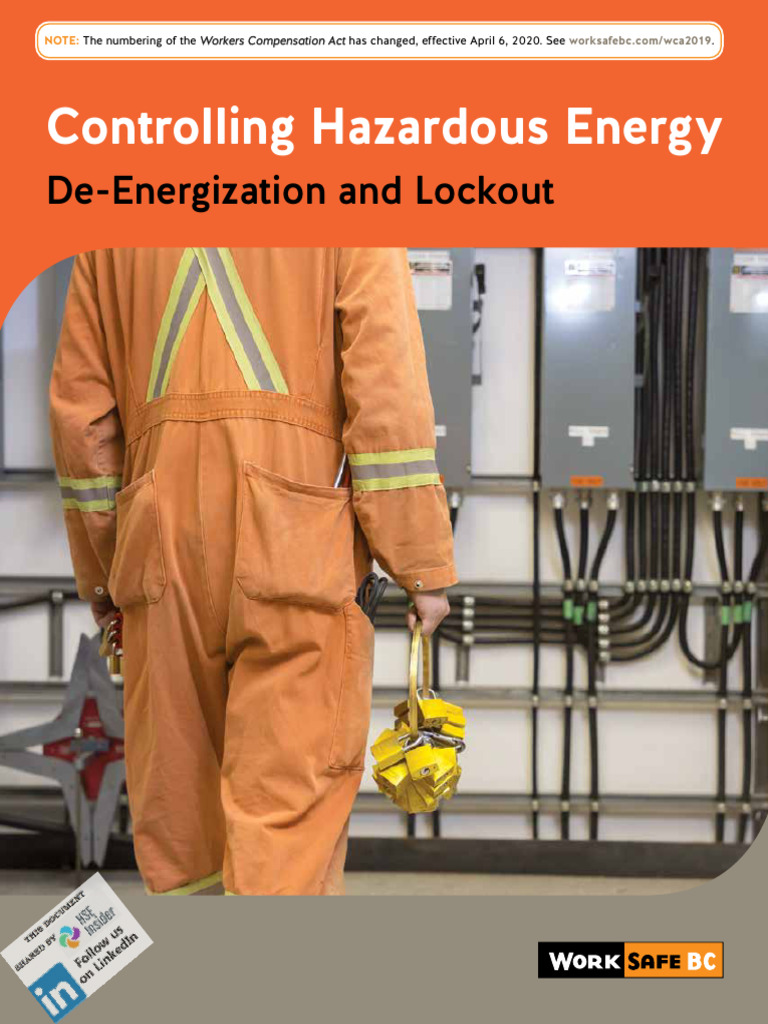 Controlling Hazardous Energy.pdf-1 | PDF | Occupational Safety And ...