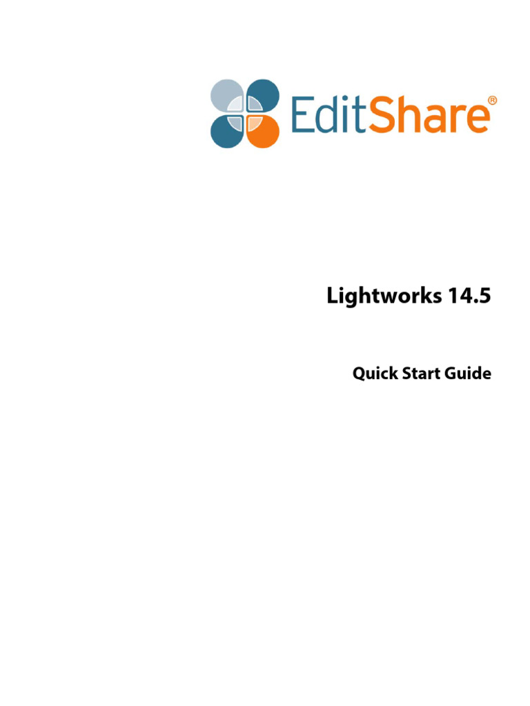 Lightworks v14.5.0 Quick Start Guide | PDF | Icon (Computing ...