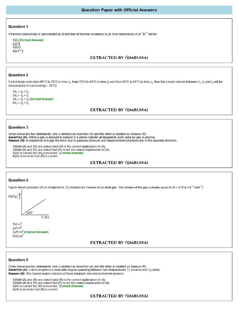 Aiats-04 RM 2025 QP With Key | PDF