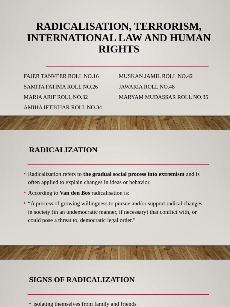 Understanding Radicalization and Terrorism | PDF | Extremism | Violence