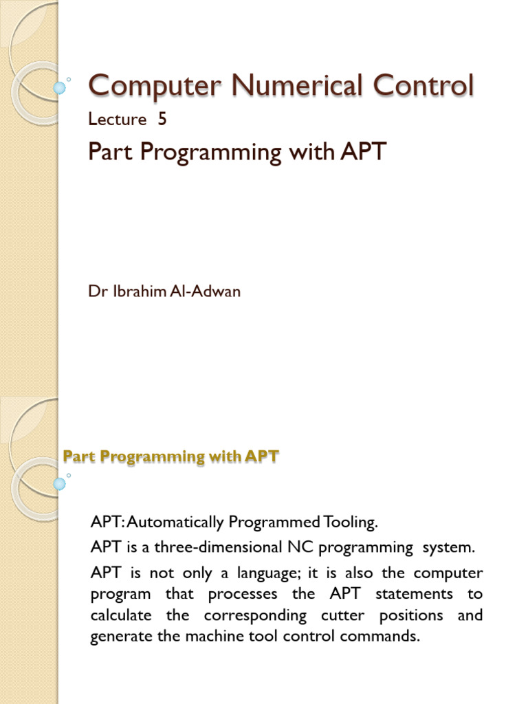 CNC_lecture05 | PDF | Geometry
