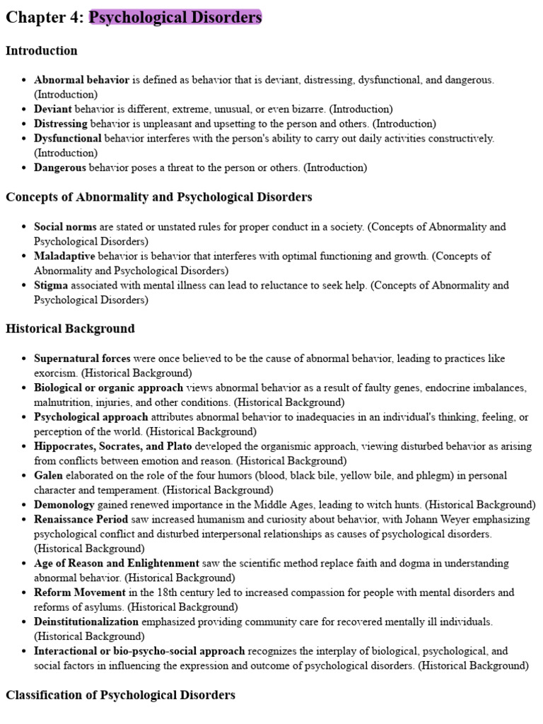 Understanding Psychological Disorders | PDF | Mental Disorder ...