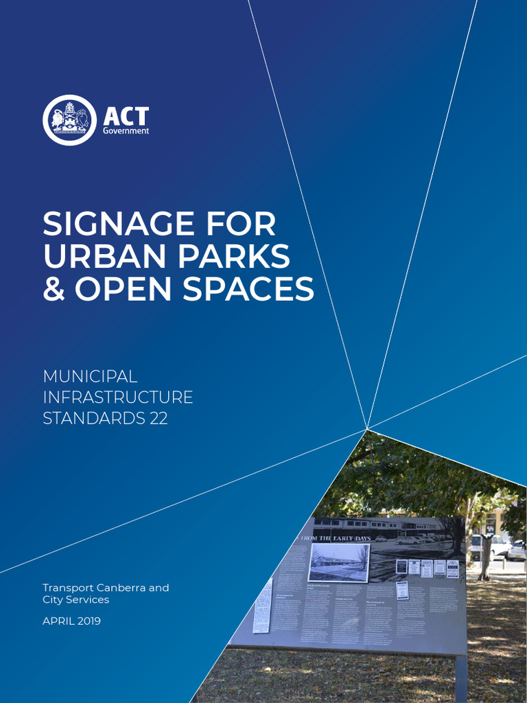 MIS22 Signage For Urban Parks and Open Space | PDF | Parks ...