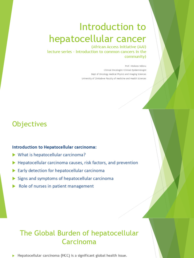 LECTURE 4_ Intro to HCC | PDF | Hepatitis | Cirrhosis