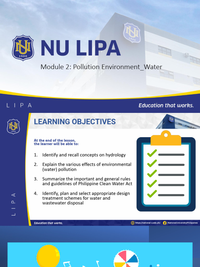 Module 2 - Pollution Environment - Water | PDF | Aquifer | Water Pollution