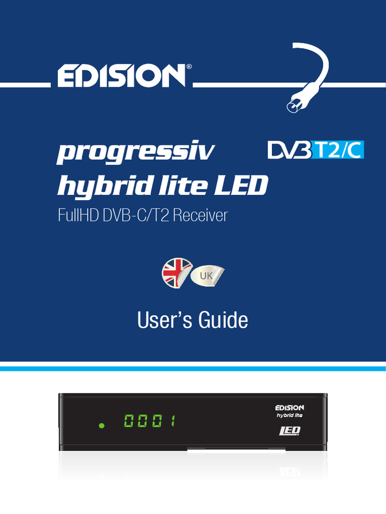 FullHD DVB-C/T2 Receiver User Guide | PDF | Hdmi | Menu (Computing)