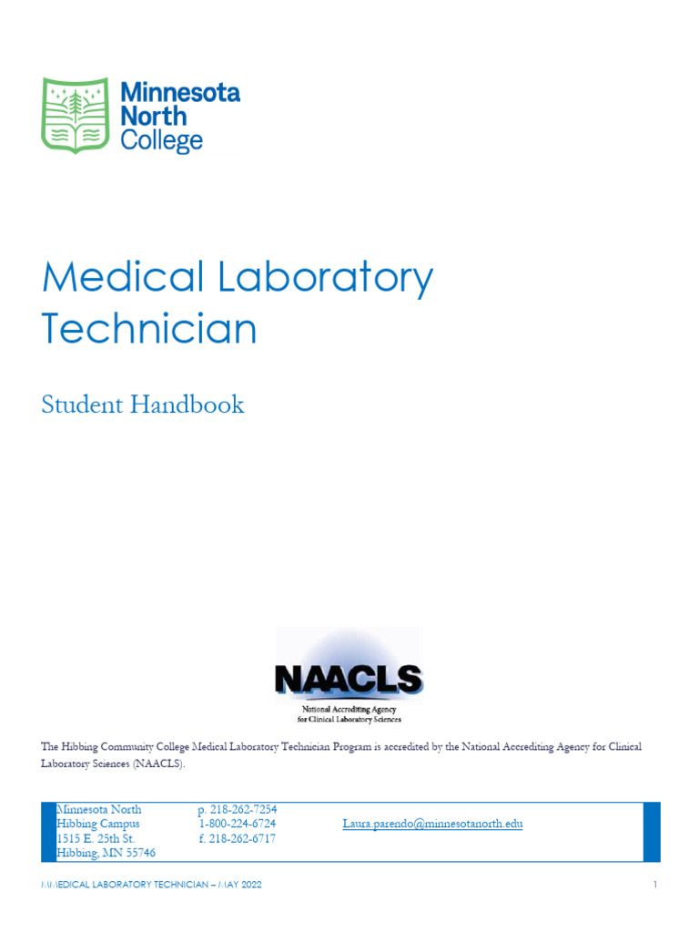 Medical Laboratory Technician Handbook | PDF | Vaccines | Medicine
