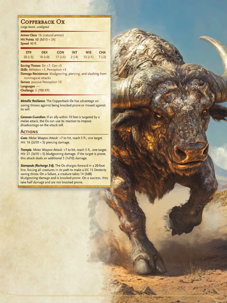 Copperback Ox | PDF