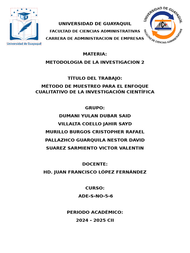 Deber 4 Grupal de Metodoliga | PDF | Método científico | Investigación cuantitativa