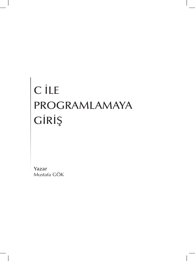 C+ile+Programlamaya+Giriş | PDF