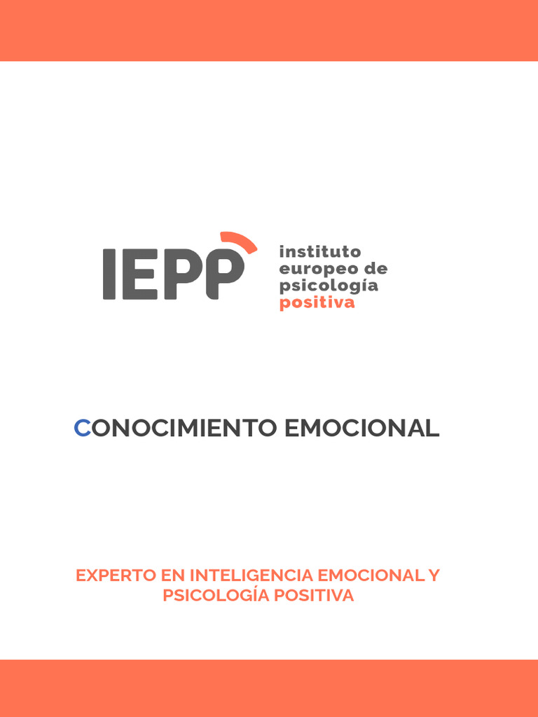 B1M5. Cuaderno Conocimiento Emocional | PDF | Las emociones ...