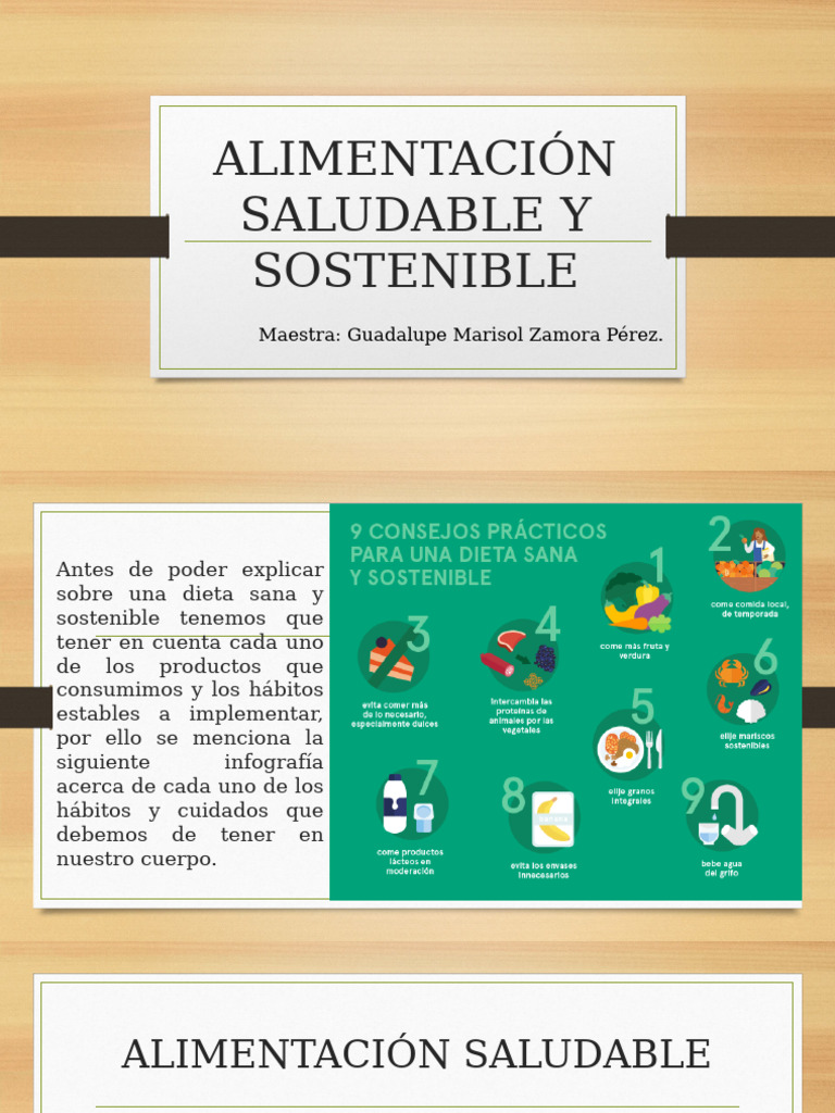 Alimentación Saludable y Sostenible | PDF