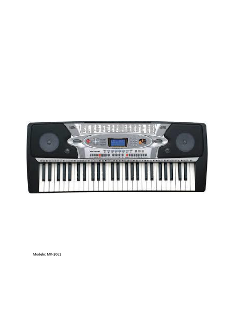 Modelo - MK-2061 TECLADO DE 54 TECLAS DE PERFORMANCE PROFESIONAL | PDF ...
