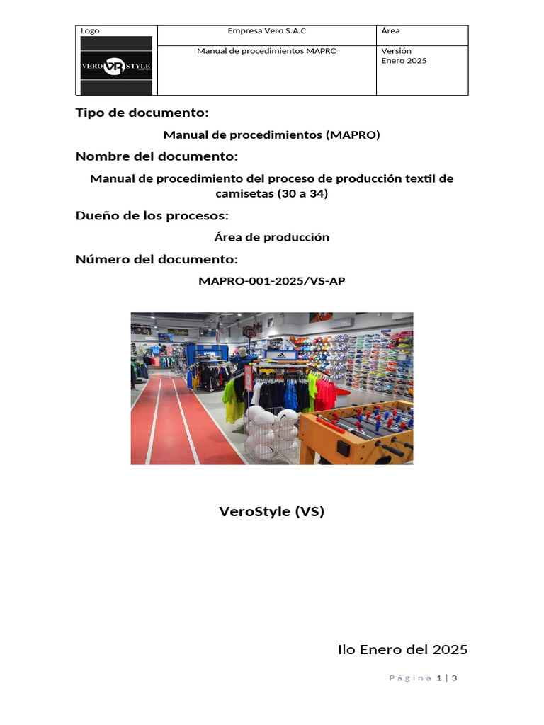 Manual de procedimiento MAPRO | PDF