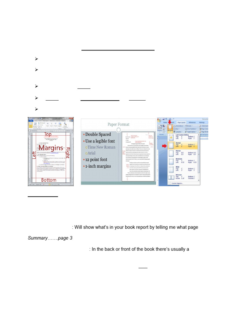 Book Report Guidelines for Students | PDF | Books