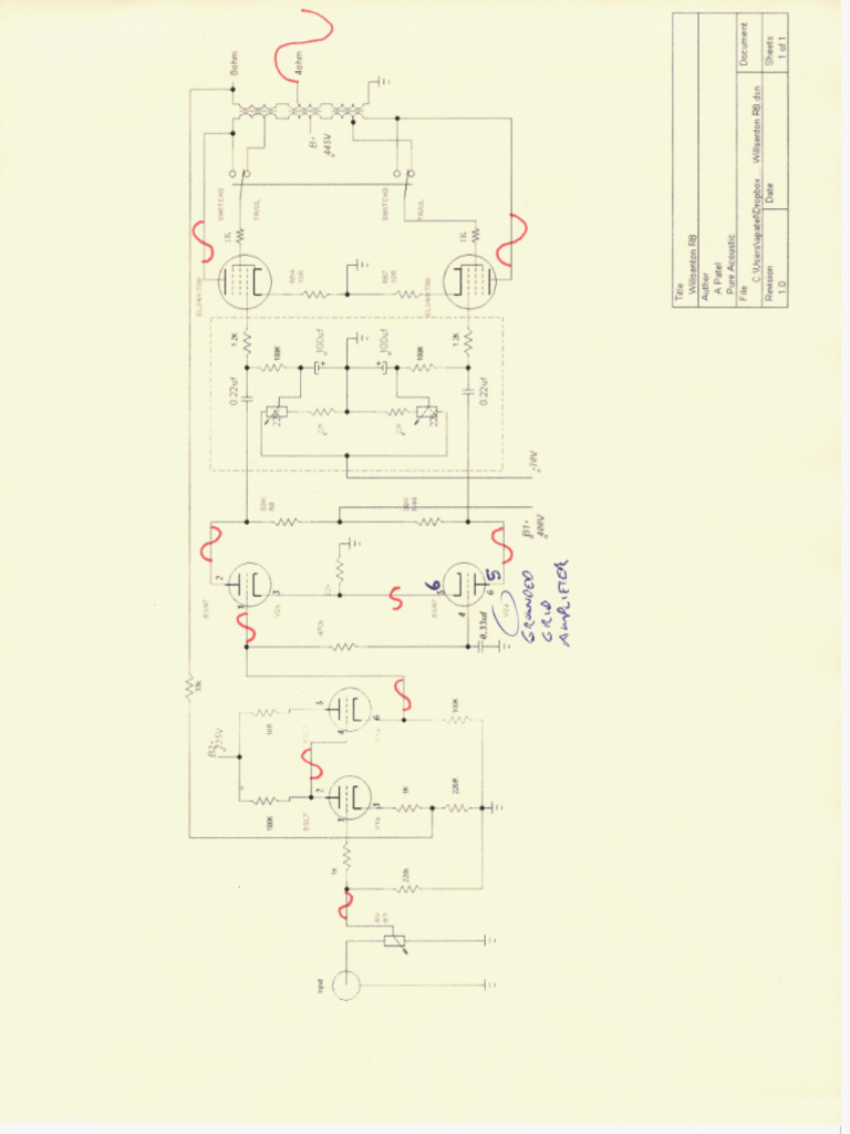 Willsenton R8 Schematic Rev.1 | PDF