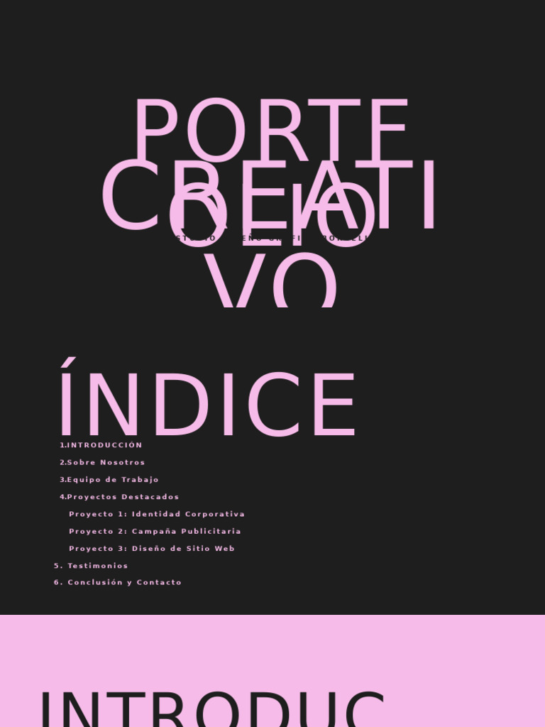 Portf Olio: Creati VO | PDF | Marca | Publicidad