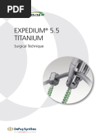 EXPEDIUM 5.5 Spine System Catalog | PDF | Skeletal System