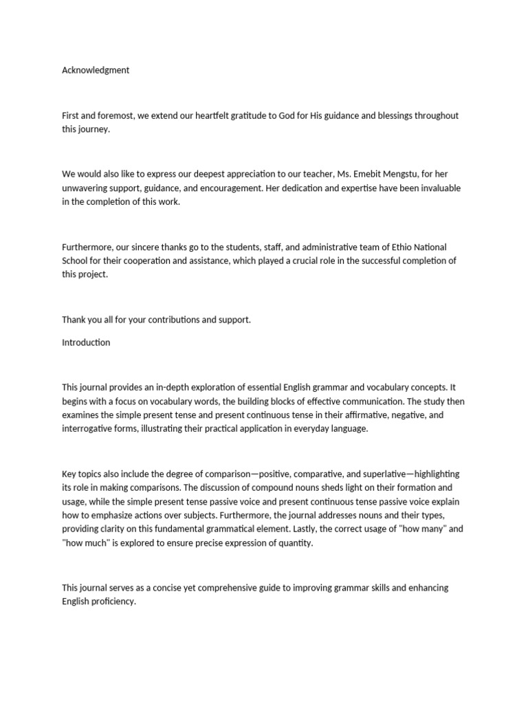 Acknowledgment | PDF