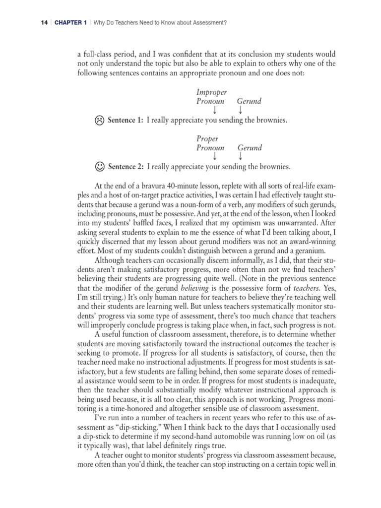 Teacher's Guide to Classroom Assessment | PDF | Educational Assessment ...