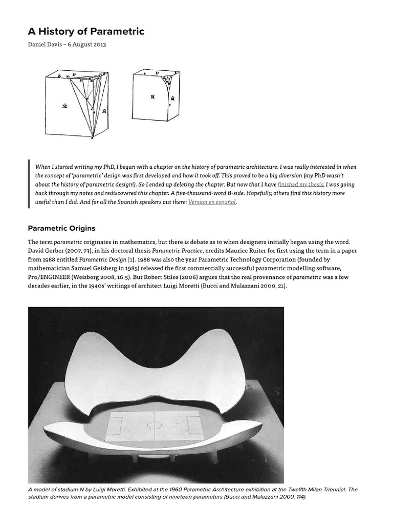 A History of Parametric | PDF