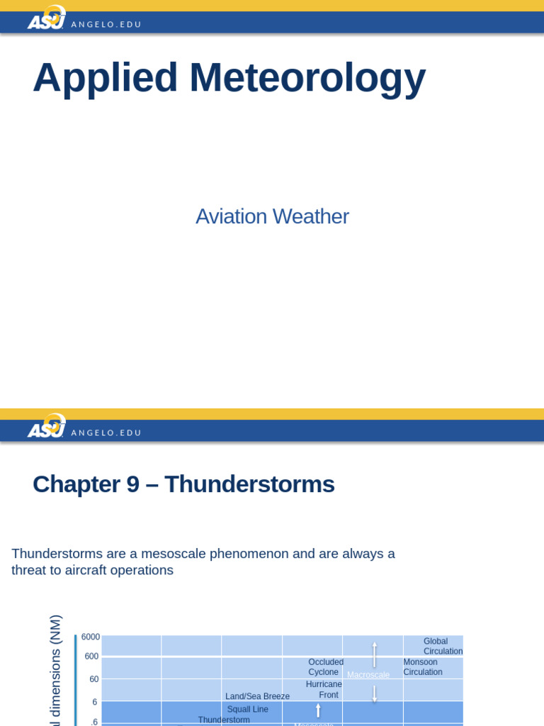 Chapter 9 - Aviation Weather | PDF | Thunderstorm | Tornadoes