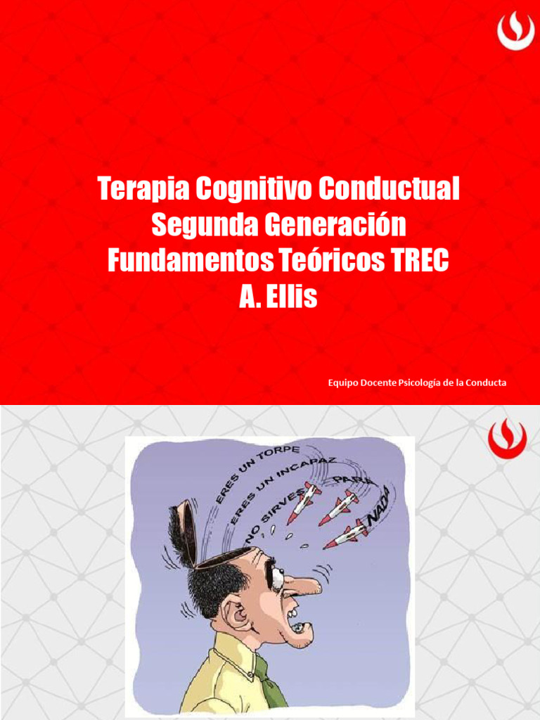 Semana 9 Unidad II TREC Ellis Clase I | PDF | Terapia racional de ...