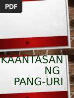 Limang Halimbawa NG Lantay | PDF