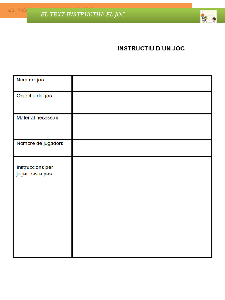 Text Instructiu Planificació | PDF