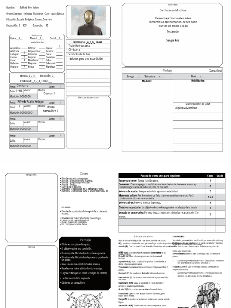 Sahhad Ben Adam La Cimitarra de Marte | PDF