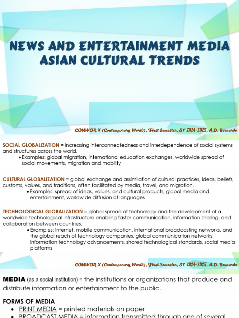 5.news and Media Entertainment and Asian Cultural Trends | PDF ...