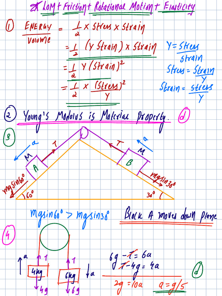 Test No 19 - PCB Solution-LOM + Friction + Rotational Motion ...