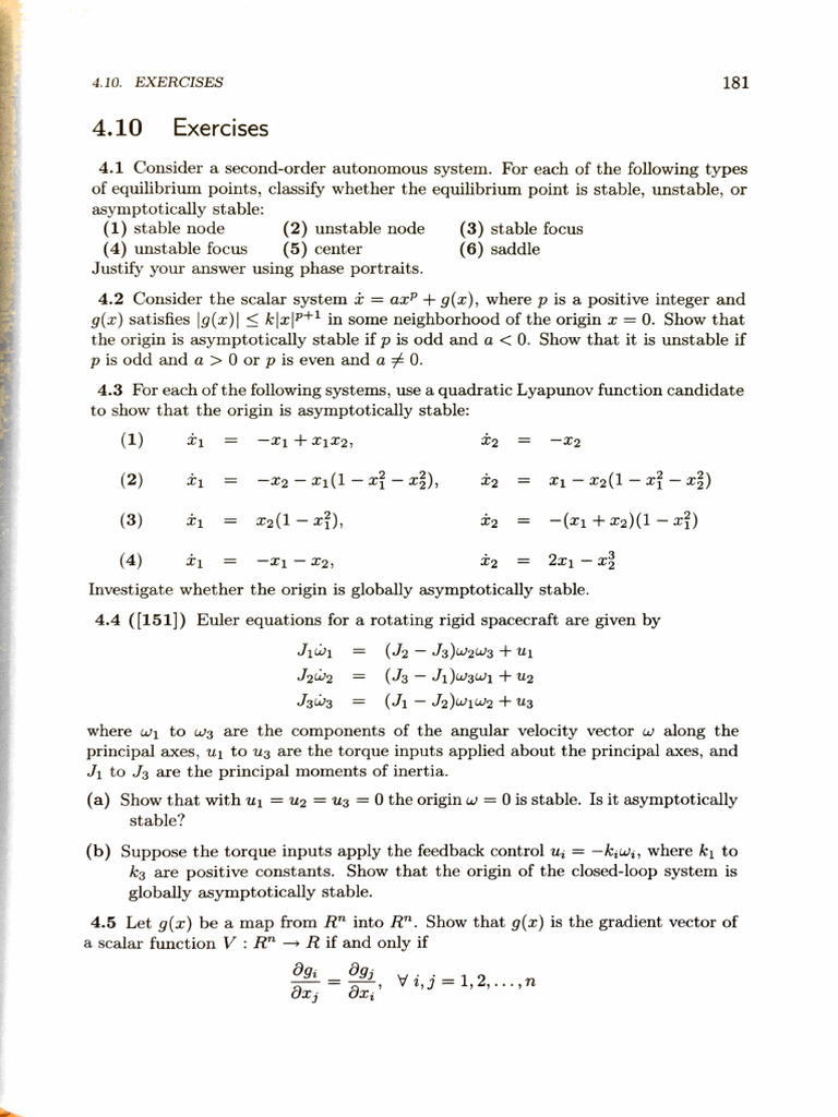 Text Exercises CH 4 | PDF