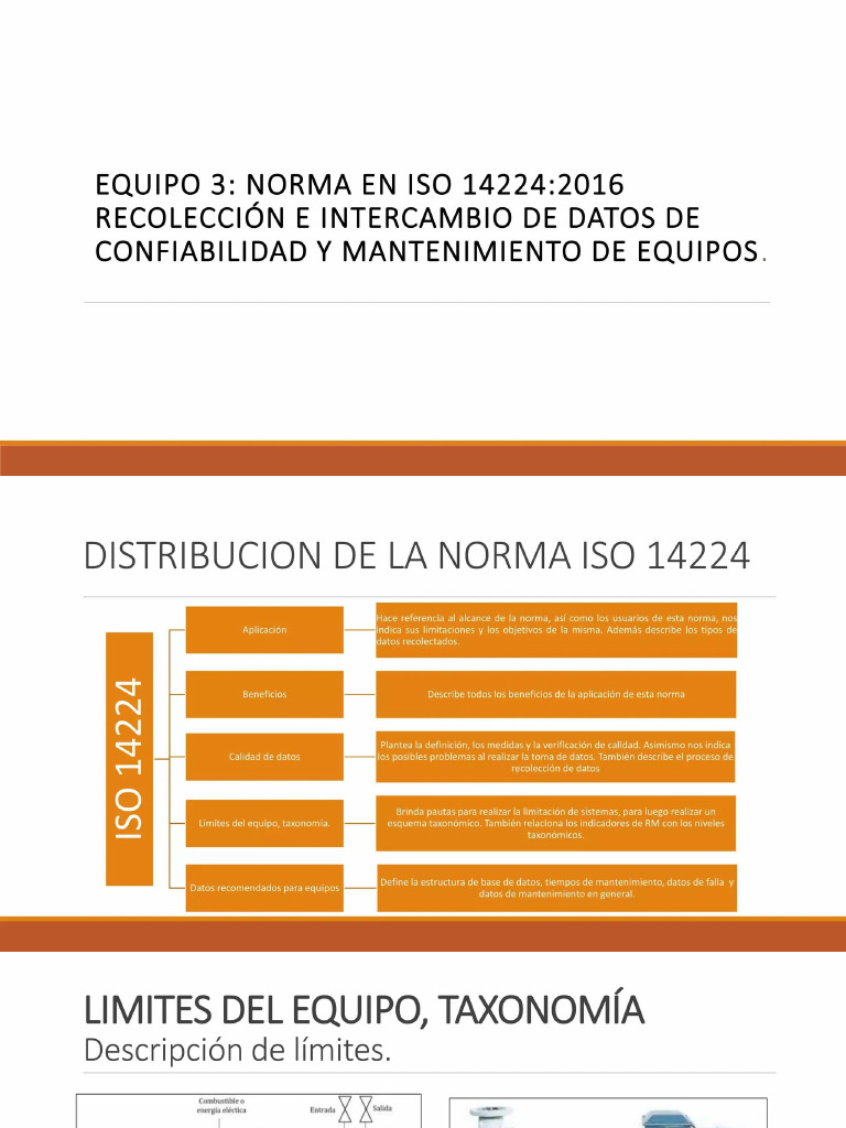 NORMA ISO 14224-2016 (Grupo3) .PPTX - 20250120 - 155618 | PDF