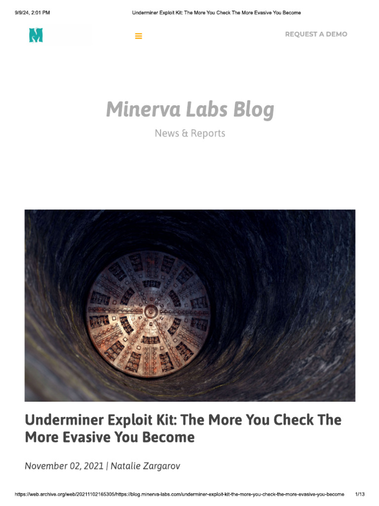 Underminer Exploit Kit | PDF