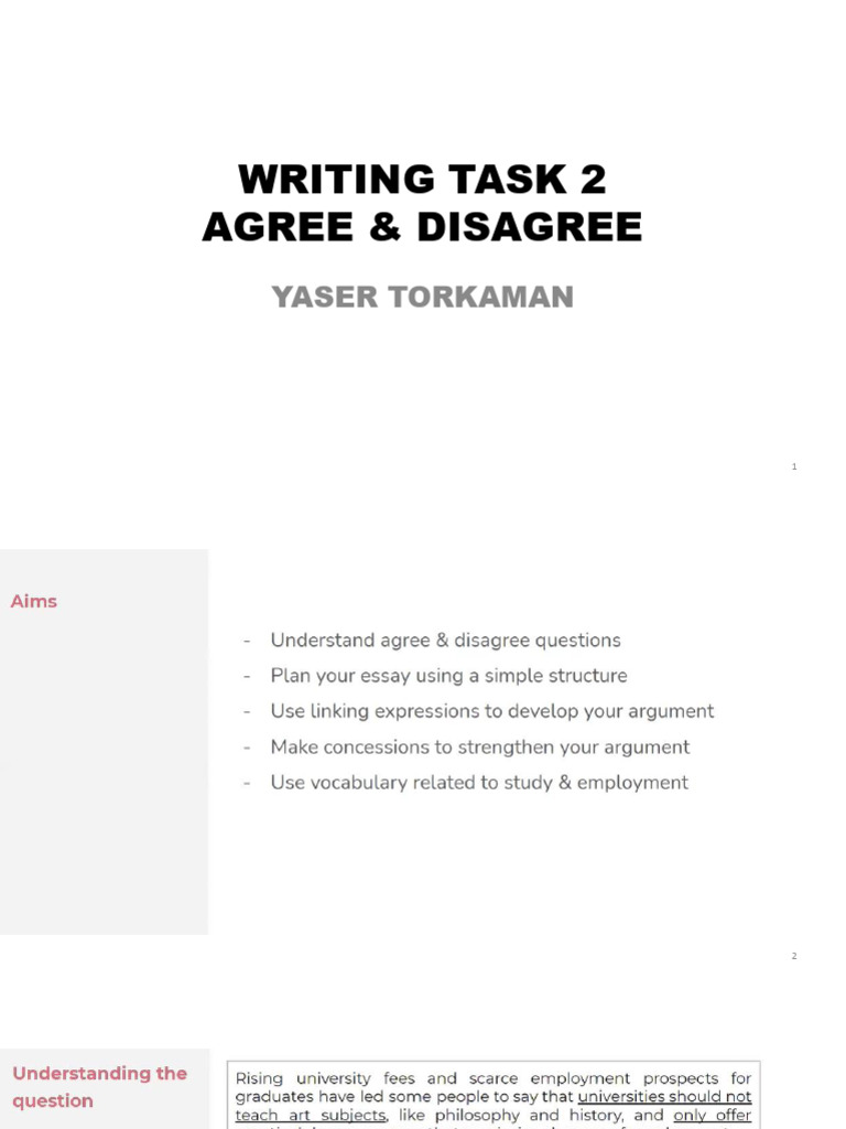 Agree&Disagree 1 | PDF