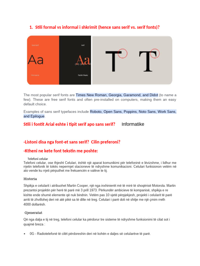 Fonts | PDF