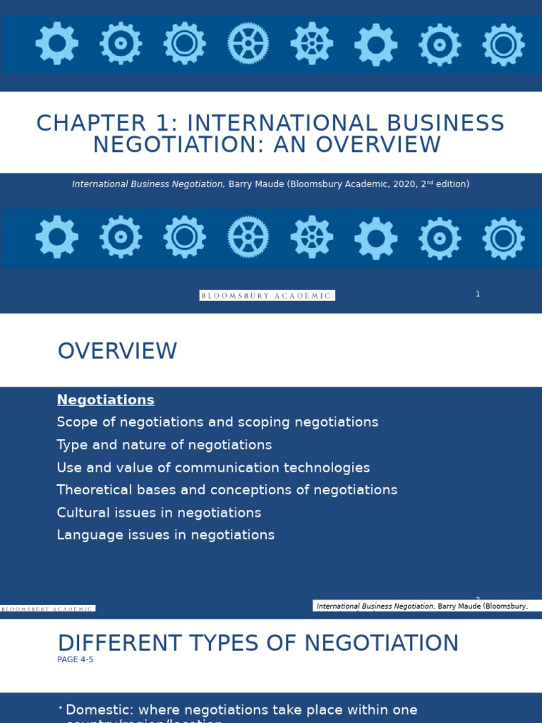 Maude - PowerPoint ch1 | PDF | Negotiation | Psychological Concepts