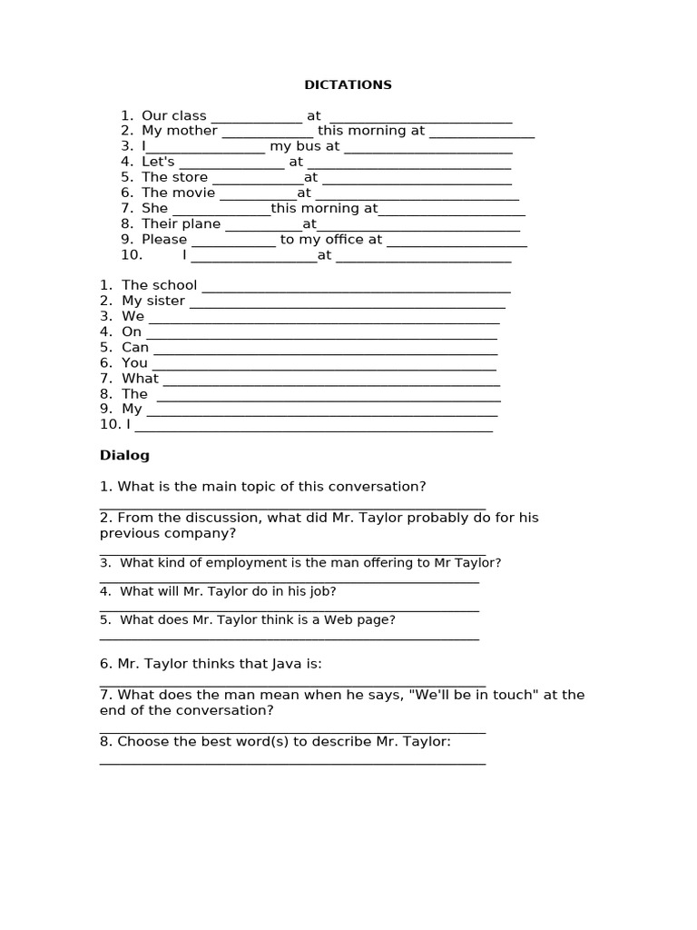 Dictations Date - Times and Computers | PDF | Operating System | System Software