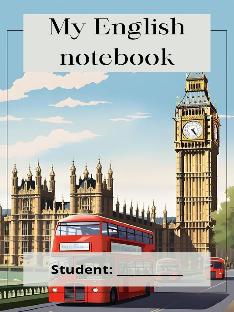 English Book 5 Notebook | PDF