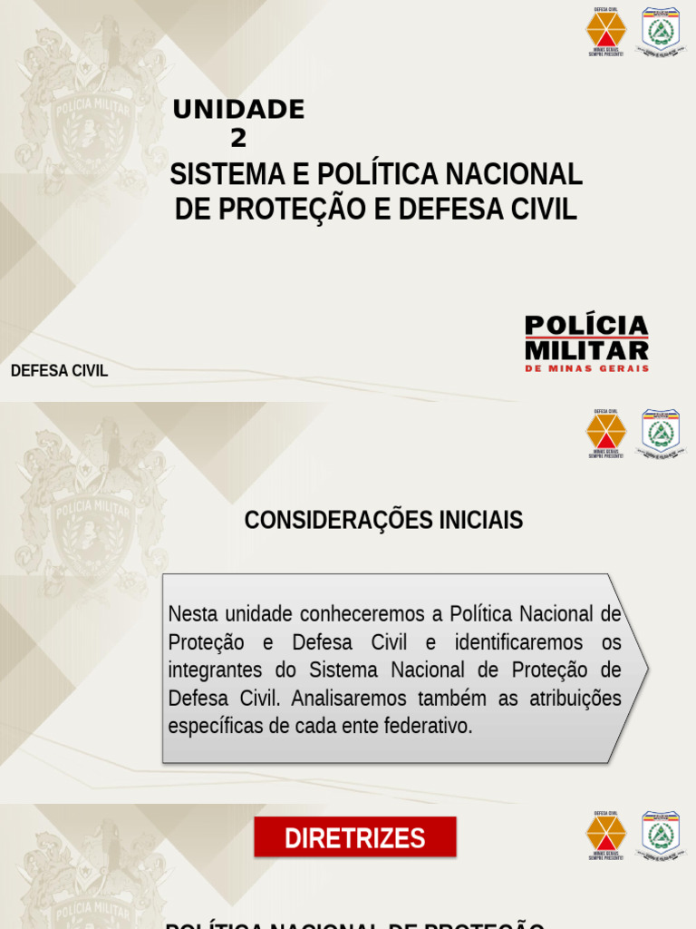 Política Nacional de Defesa Civil Brasil | PDF | Defesa civil ...