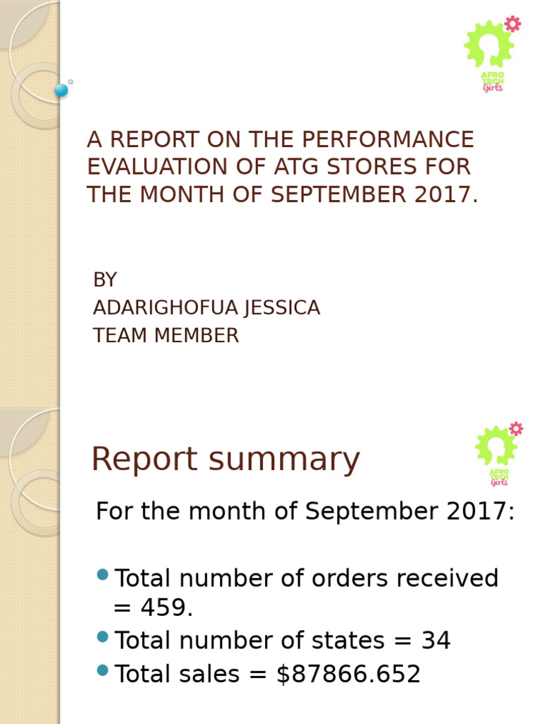 A Report on the Performance Evaluation of Atg | PDF