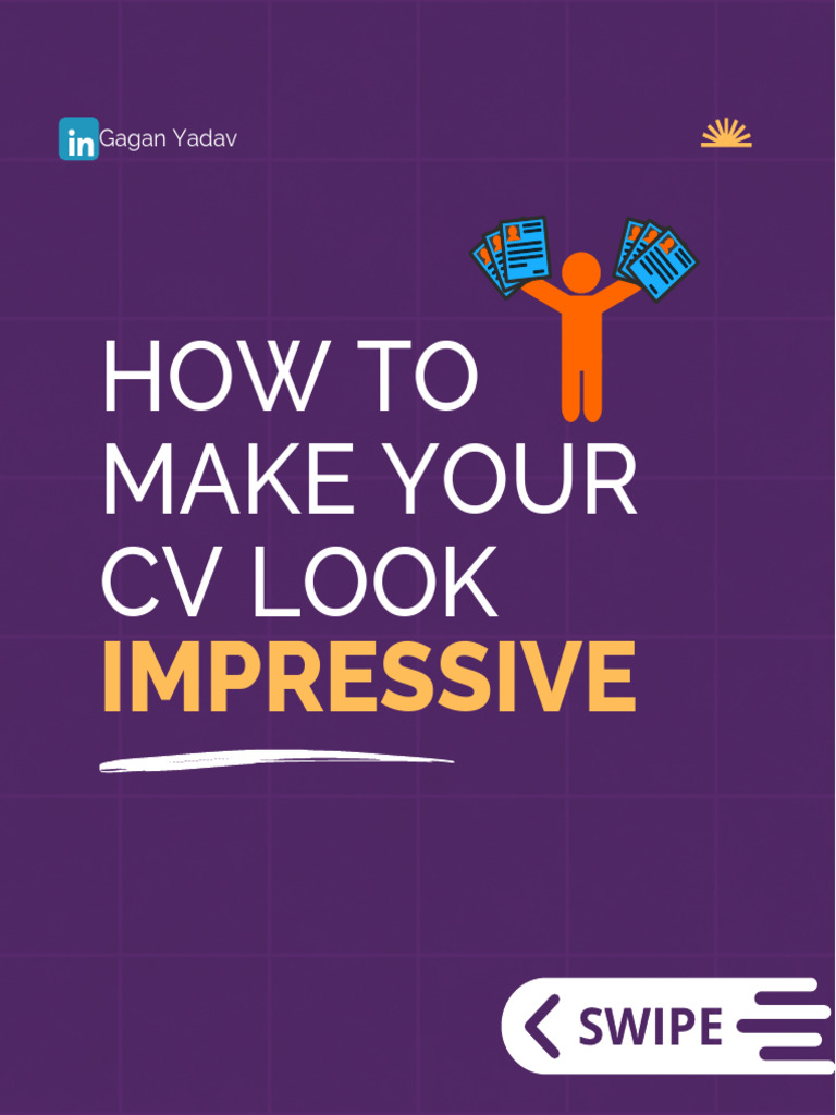 How To Make Your CV Impressive | PDF
