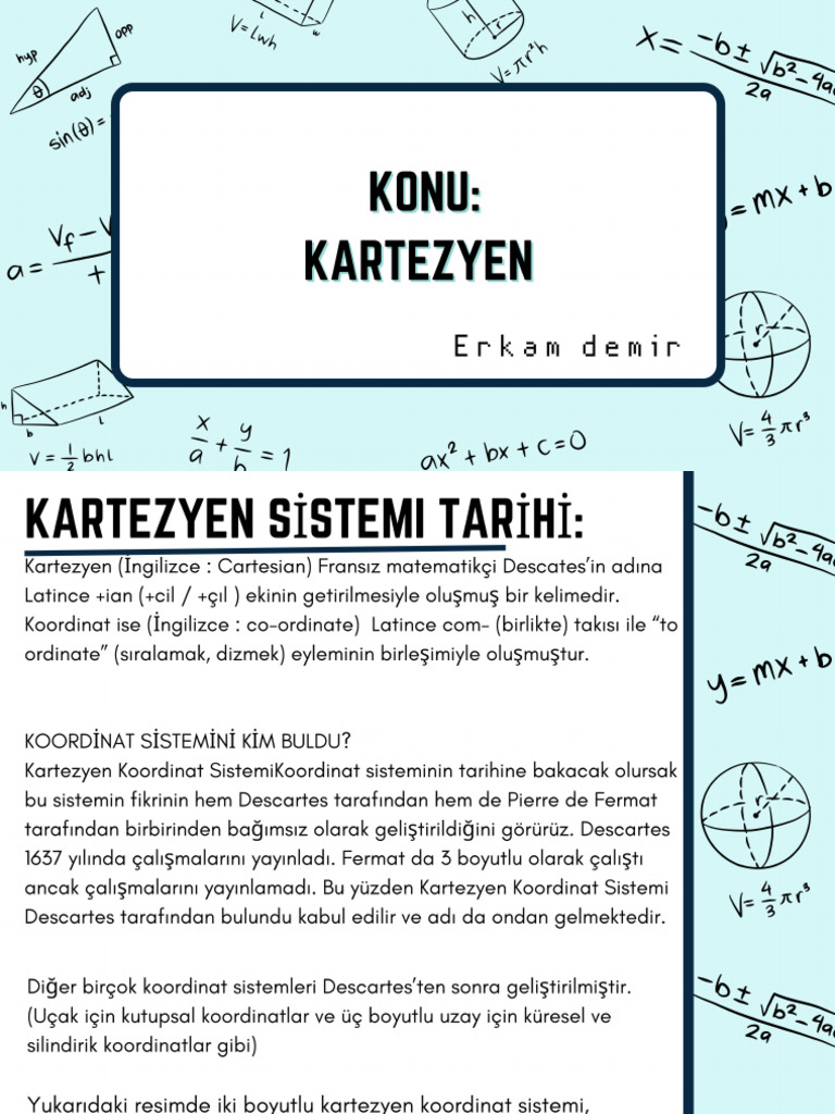 Konu Kartezyen | PDF