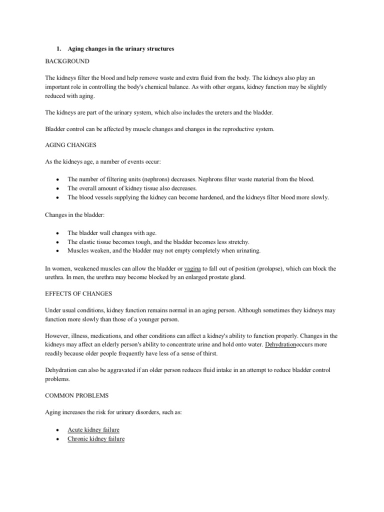 Aging Changes in The Female Reproductive System | PDF | Menopause ...