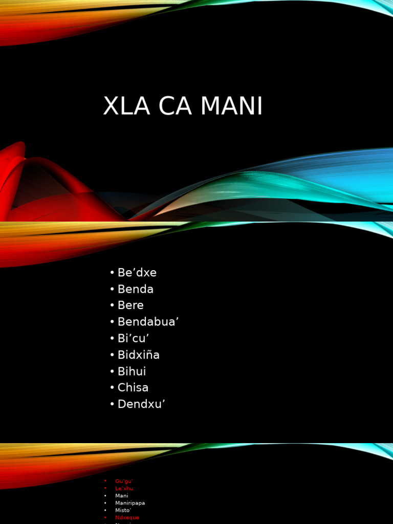 Xla ca mani | PDF